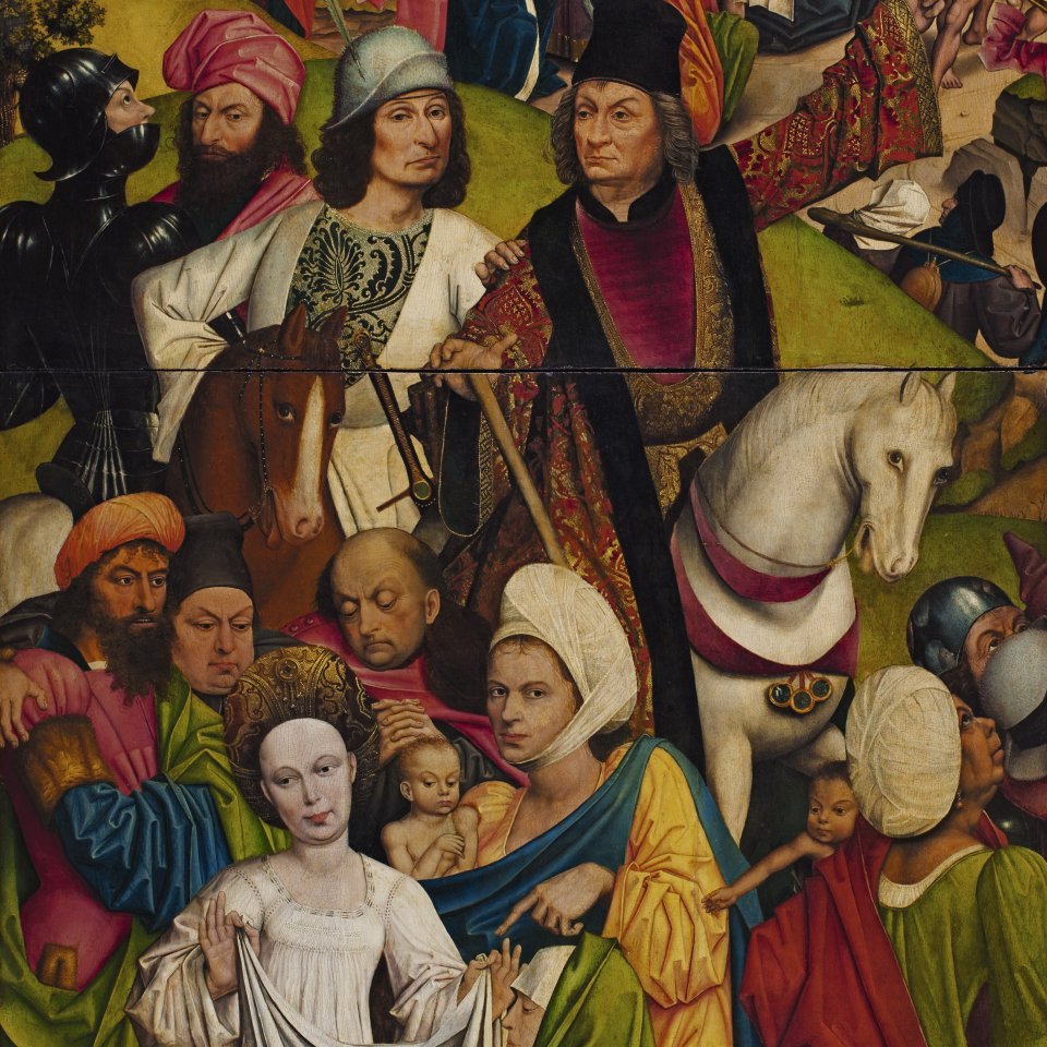 Cristo con la Cruz a cuestas - Baegert, Derick. Museo Nacional Thyssen-Bornemisza